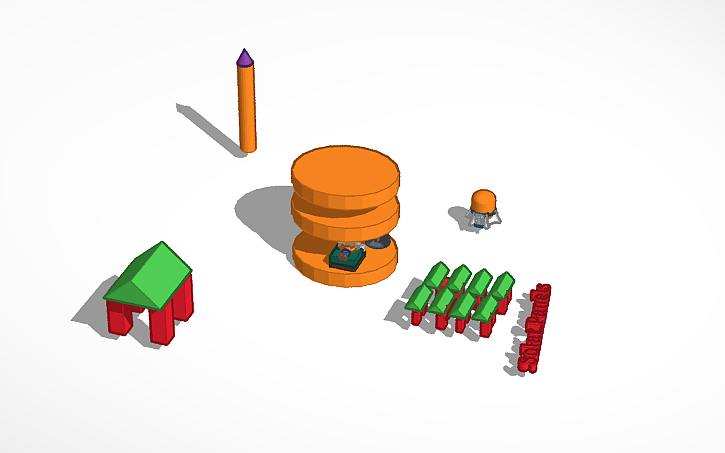 3D design Laszlo's Mars Base - Tinkercad