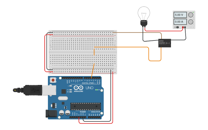 Circuit design prova - Tinkercad