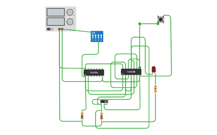 Circuit design SIMPLE BURGLAR ALARM - Tinkercad