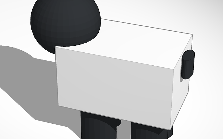 3D design Minecraft Sheep - Tinkercad