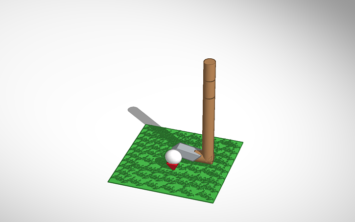 3D design golf - Tinkercad
