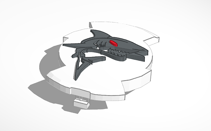 3D design Red eye shark | Tinkercad