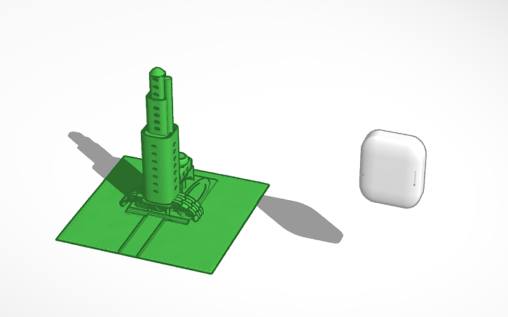 3D design BUILDING - Tinkercad