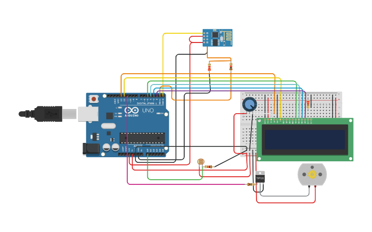 Circuit Design Copy Of Wifi Module Esp8266 Tinkercad