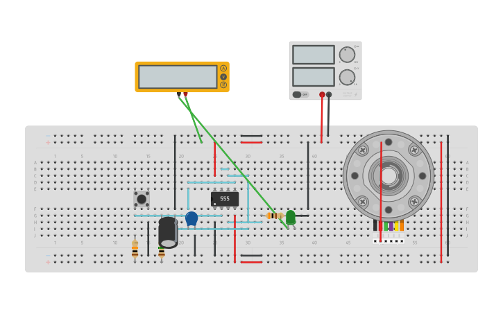 Circuit Design 555 Tinkercad
