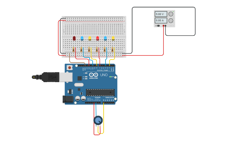 Circuit design ARDUINO- ACTIVIDAD#3-3ER PERIODO | Tinkercad