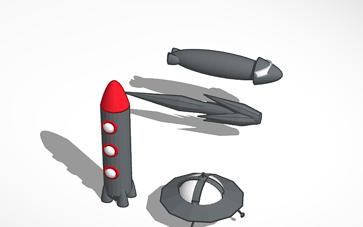3D design spaceship | Tinkercad