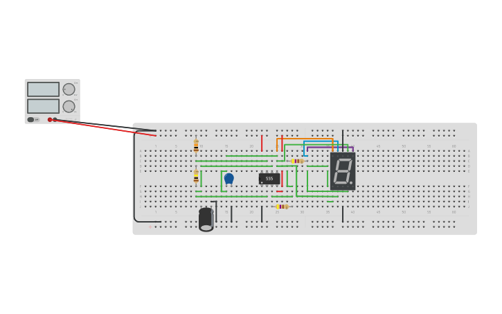 Circuit Design Bcd Counter 555 Tinkercad