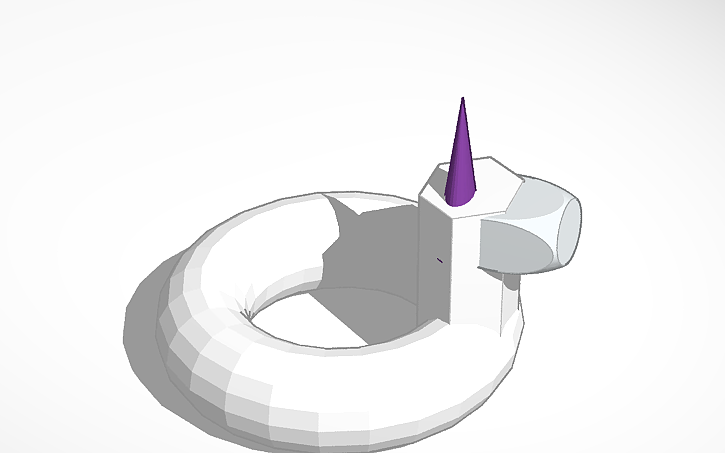 3D design pool float design - Tinkercad