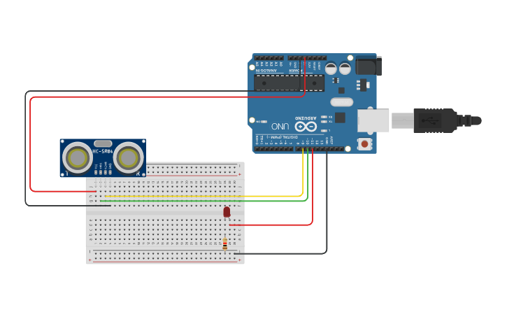 Circuit design Sensor de movimiento - Tinkercad