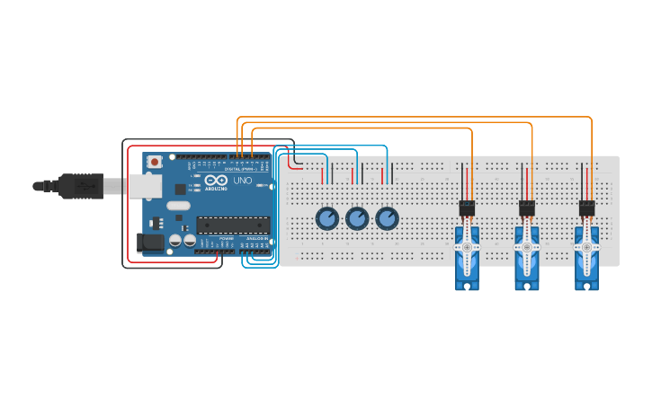 Circuit design SECOND QUARTER PRACTICAL TEST - Tinkercad