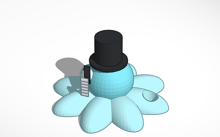 3D design Mr. Monopoly Octopus - Tinkercad