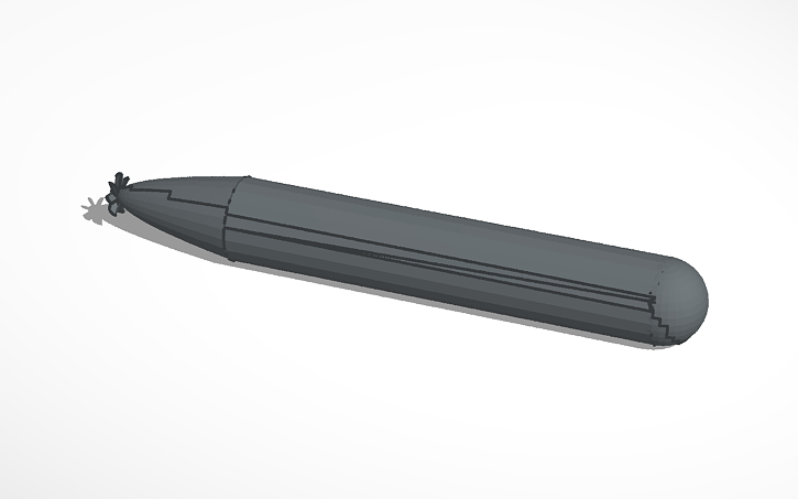 3D design Torpedo - Tinkercad