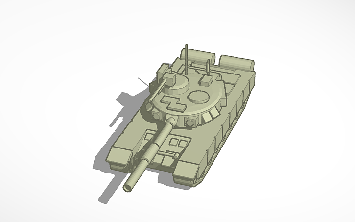3D design T90 tank | Tinkercad
