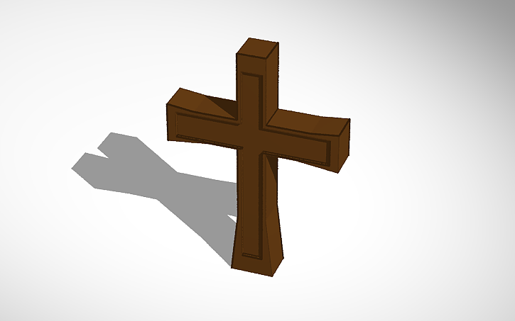 3D design cross - Tinkercad