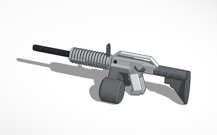 3D design Machine Gun | Tinkercad