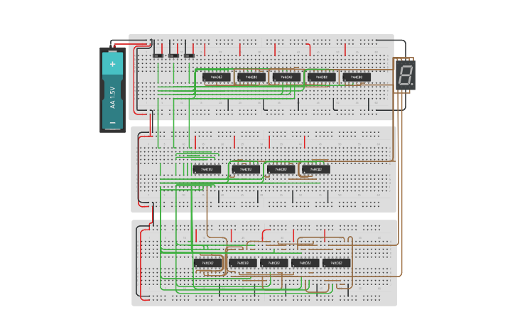Circuit Design Midterm 3 Variable Kmap Tinkercad
