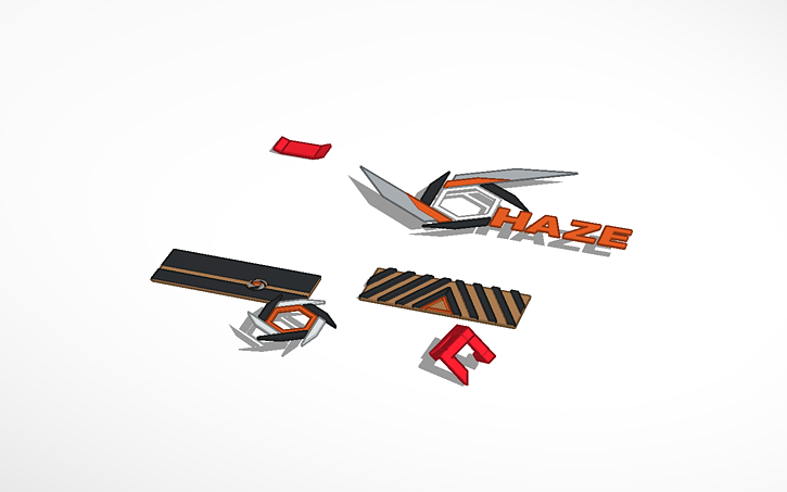 3D design Haze Logo Design | Tinkercad