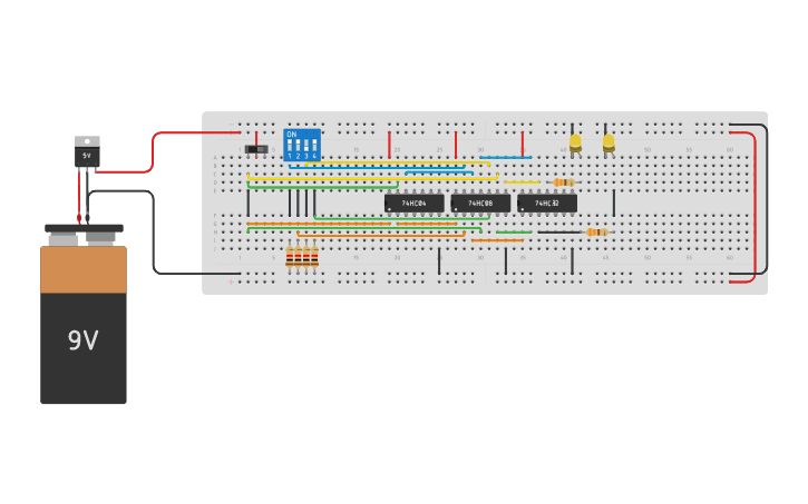 Circuit design Tuan 12 bai 2b | Tinkercad