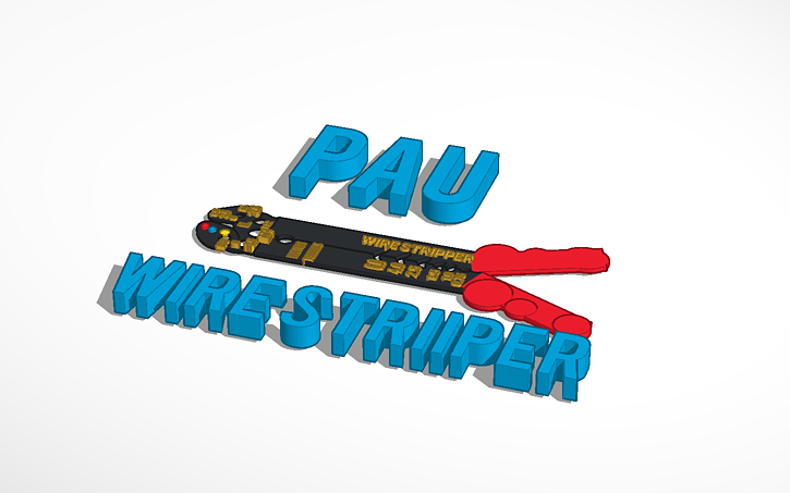 3D design wire cutter | Tinkercad