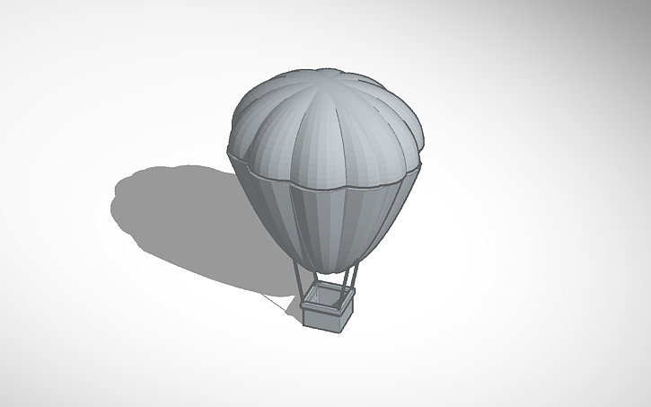 3D design Hot Air Balloon - Tinkercad