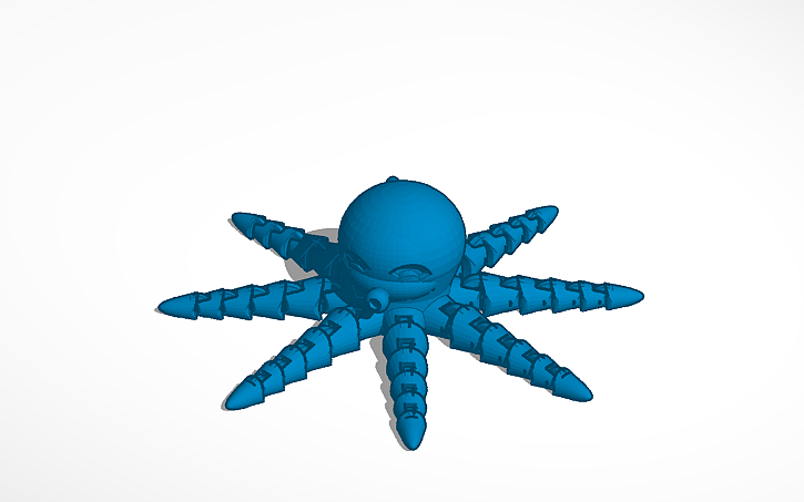 3D design Octopus :D - Tinkercad