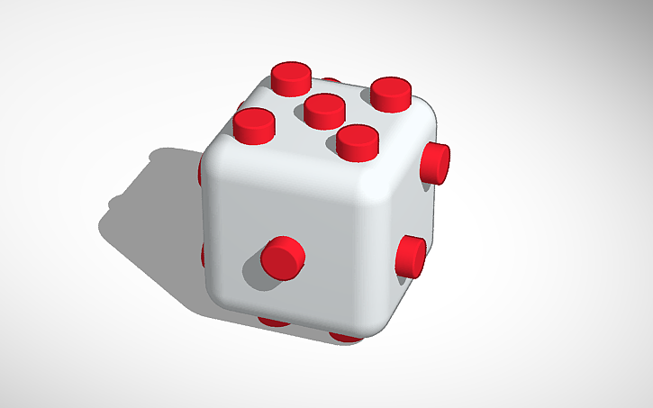 3D design Die_cube - Tinkercad
