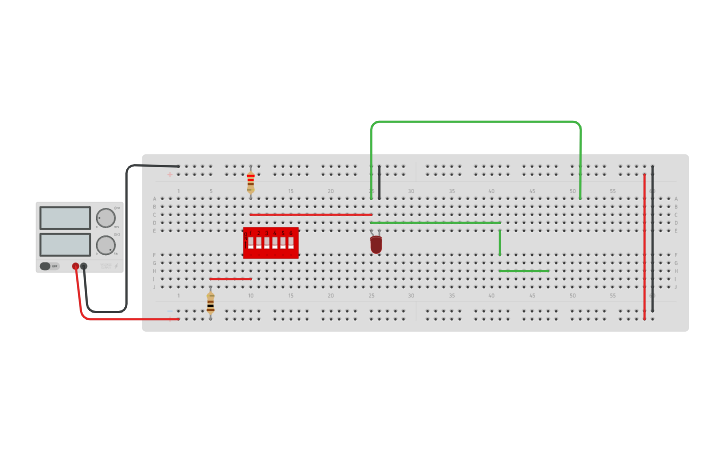 Circuit design Basic Circuit - Tinkercad