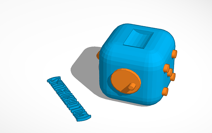 3d Design Fidget Cube Tinkercad