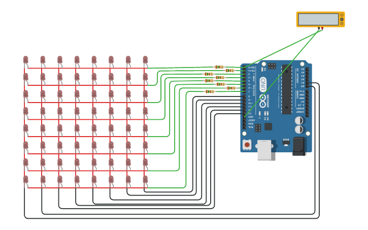 Circuit design Pulse Heart - Tinkercad