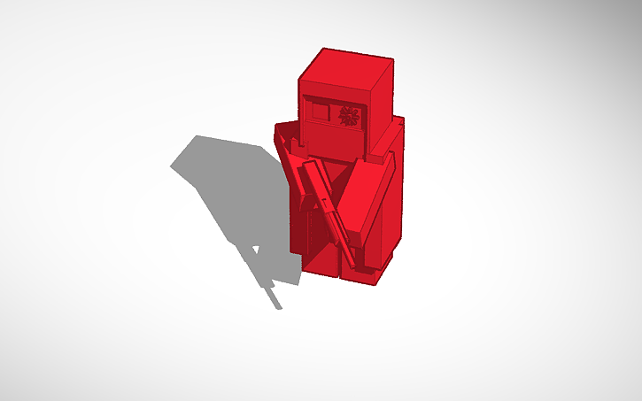 3D design Papers, Please EZIC Agent - Tinkercad