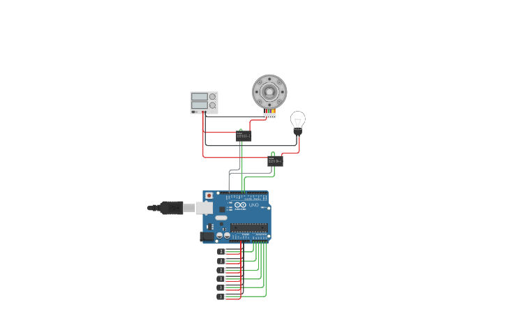 Circuit design Temperature control circuit | Tinkercad