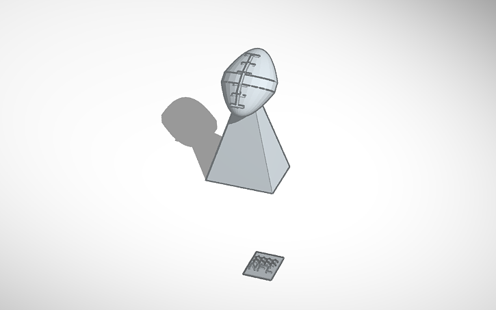 3D design The Lombardi Trophy - Tinkercad