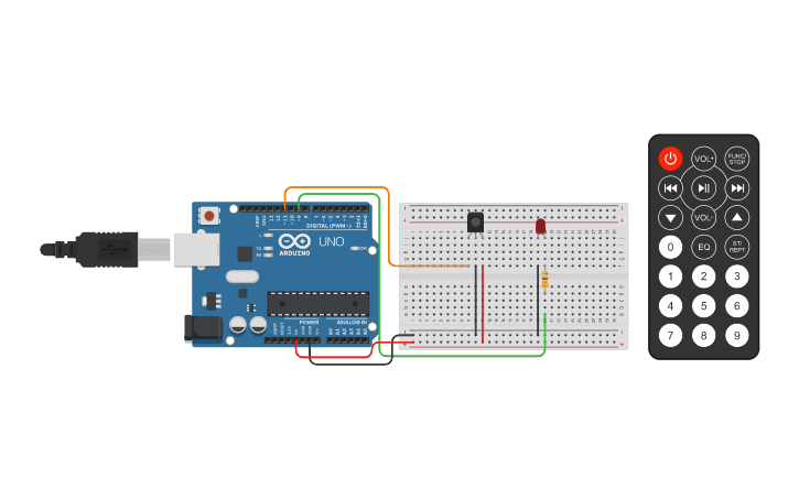 Circuit design ACCENDERE E SPEGNERE UN LED CON UN TELECOMANDO AD ... Circuit design ACCENDERE E SPEGNERE UN LED CON UN TELECOMANDO AD ...