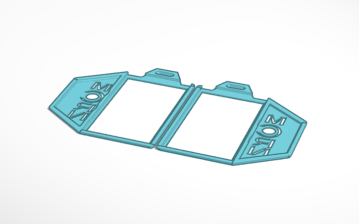 3D design Vertical MCRN Badge Holder - Tinkercad