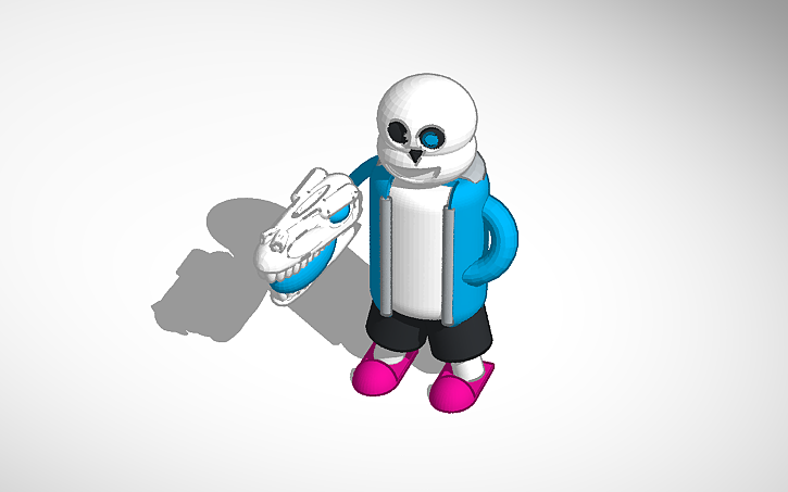 3D design UNDERTALE SANS | Tinkercad