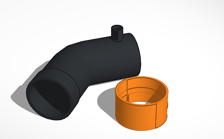 3D design Skoda 2.0 TDI Coldair Intake | Tinkercad