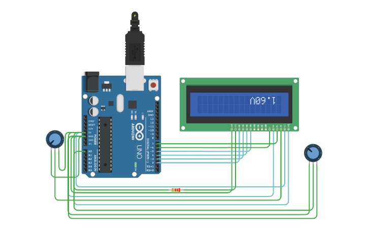 Circuit design Arduino Volt Meter | Tinkercad Circuit design Arduino Volt Meter | Tinkercad