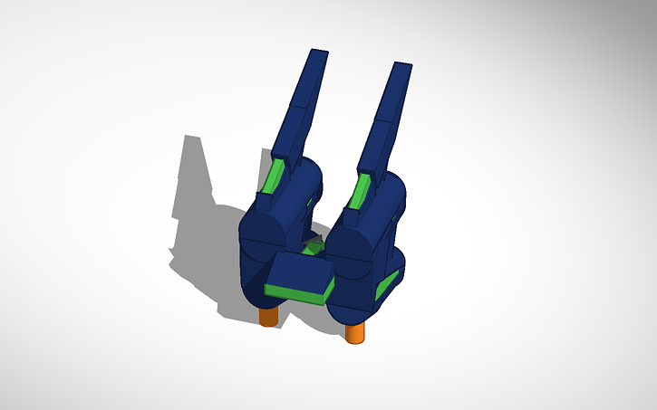 3D design Omega Boosters - Tinkercad