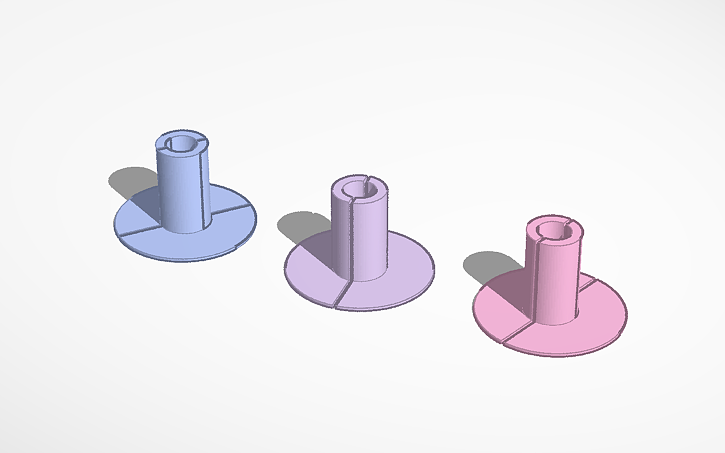 3D design wire holder - Tinkercad