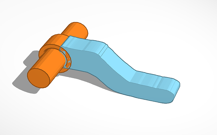 3D design watch strap closing pin | Tinkercad