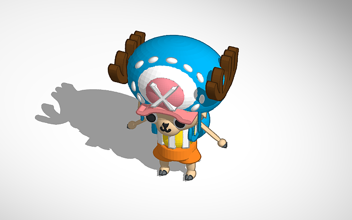 3d Design Tony Tony Chopper Tinkercad