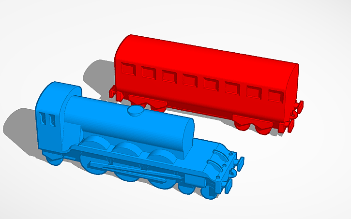 3D design RWS Express Coaches (BR Mark 1) - Tinkercad