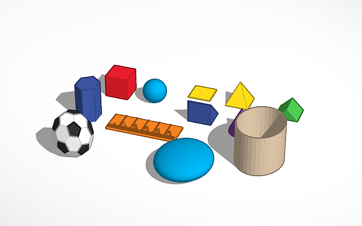 3D design Kindergarten Shapes | Tinkercad