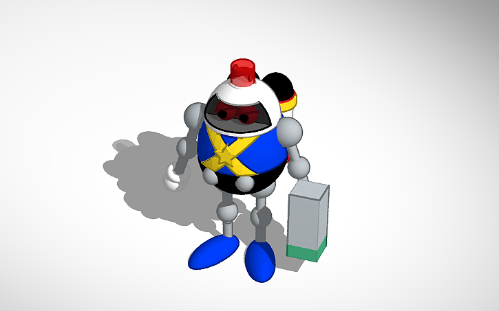 3D design heavy gunner - Tinkercad