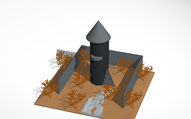 3D design Spooky Tower | Tinkercad
