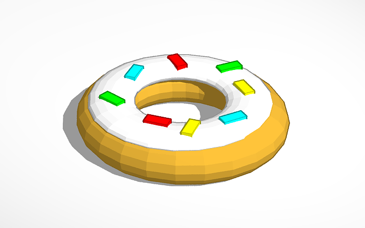 3D design Donut | Tinkercad