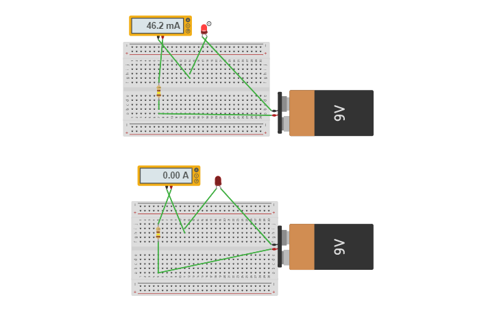 Circuit design Practica Leds | Tinkercad