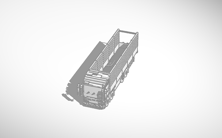 3D design isuzu truck - Tinkercad