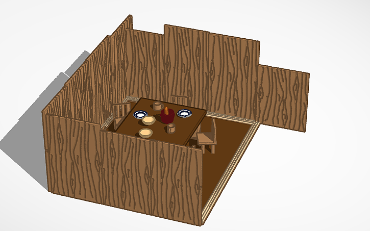3D design The last supper: Leonardo da-vinci - Tinkercad